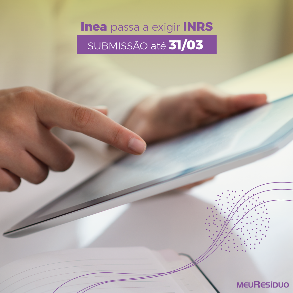 Inea passa a exigir Inventário Nacional de Resíduos Sólidos, conforme ...